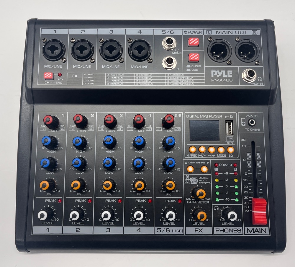 Pyle Professional Bluetooth DJ Audio Mixer Pmx466 | Capitol City Pawn ...