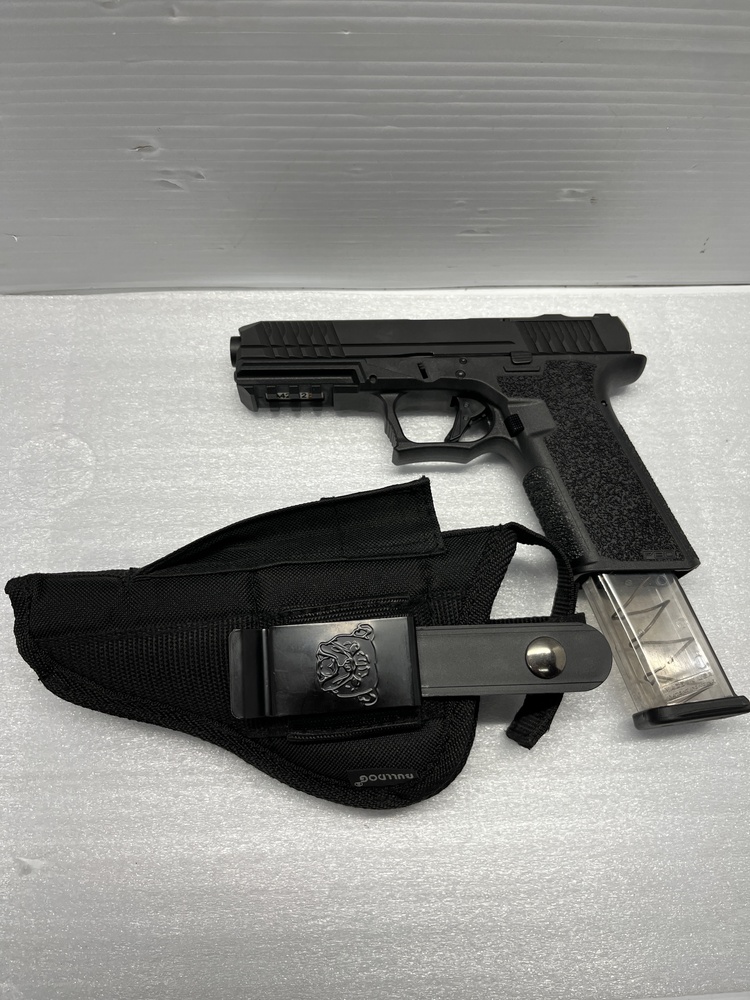 Polmer80 P80 PFS9 9mm Luger 4.49in 10rd Black Semi-Automatic Pistol ...